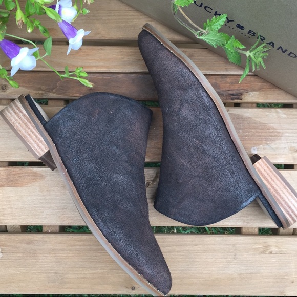 Lucky Brand | Shoes | Nib Lucky Brand Pentt Poncho Red Forest Leather ...